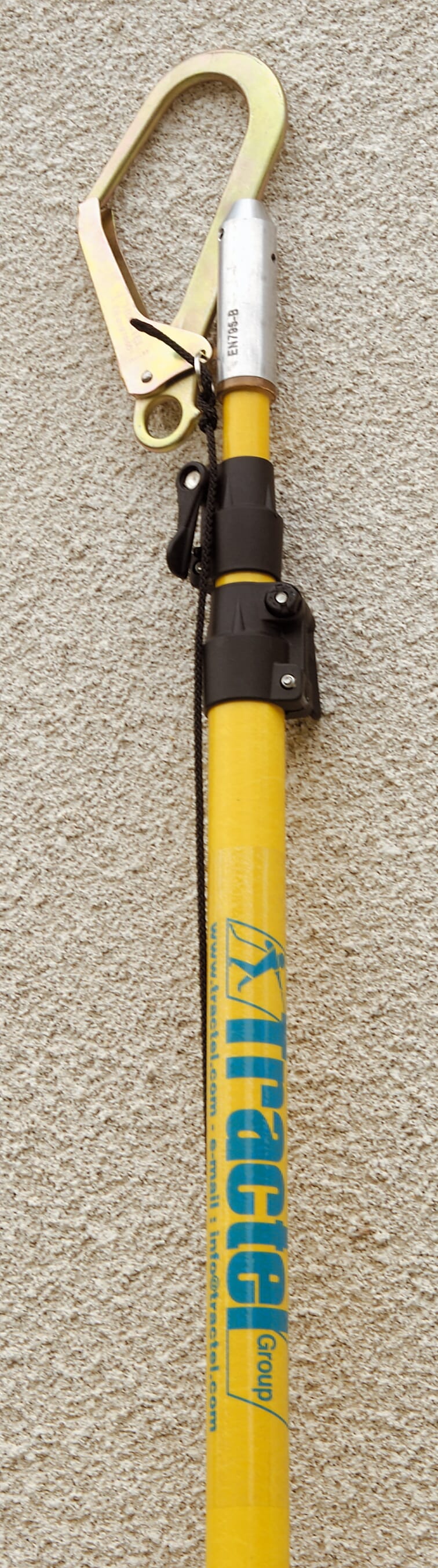 Teleskop arm 6 m i glassfiber med AM 53 krok. - BRETTEVILLE TALJER ...