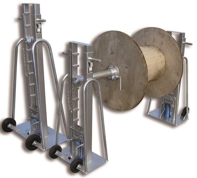 Hydraulisk kabeltrommelbukk - BRETTEVILLE TALJER & MASKINER AS