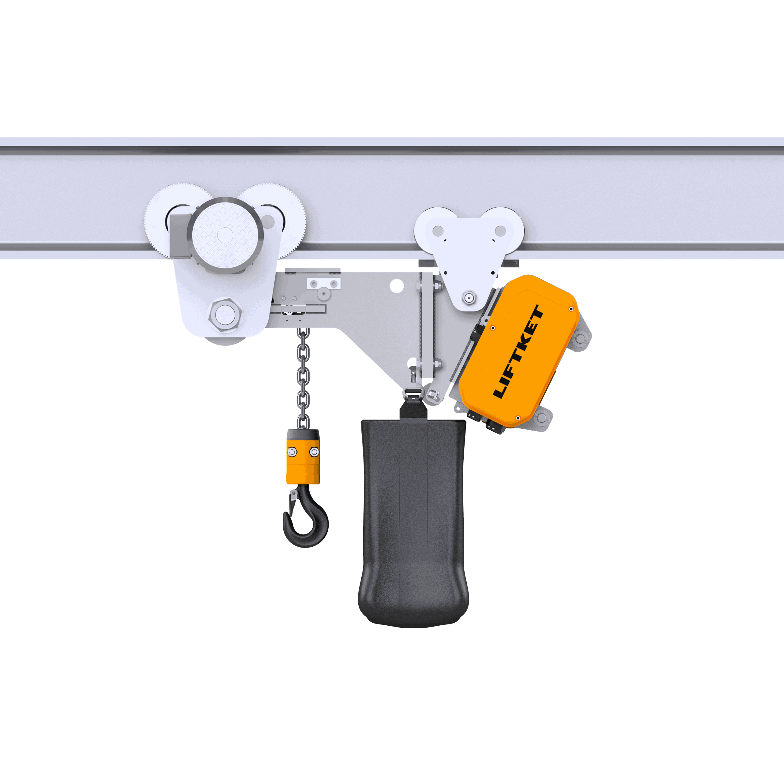 Lav elektrisk talje med integrert løpekatt - BRETTEVILLE TALJER ...
