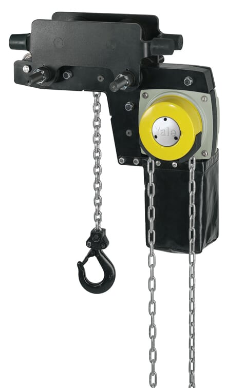 Lavtbyggende kjettingtalje med roterende styring - BRETTEVILLE TALJER ...