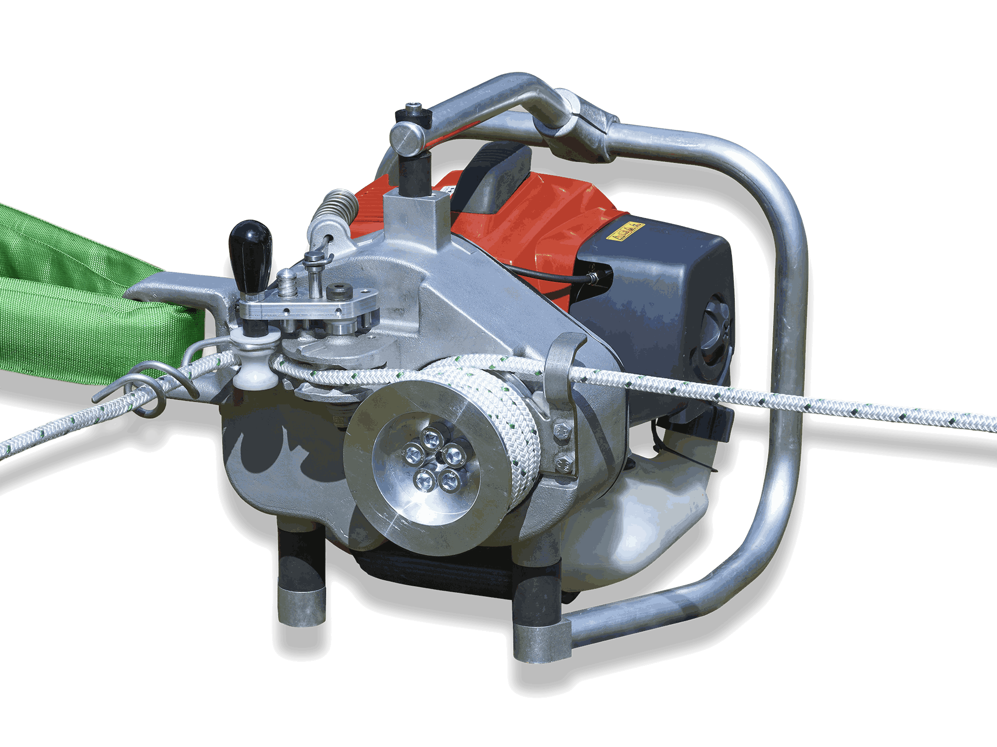 Bærbar bensindrevet vinsj 400 kg - høy hastighet - BRETTEVILLE TALJER ...