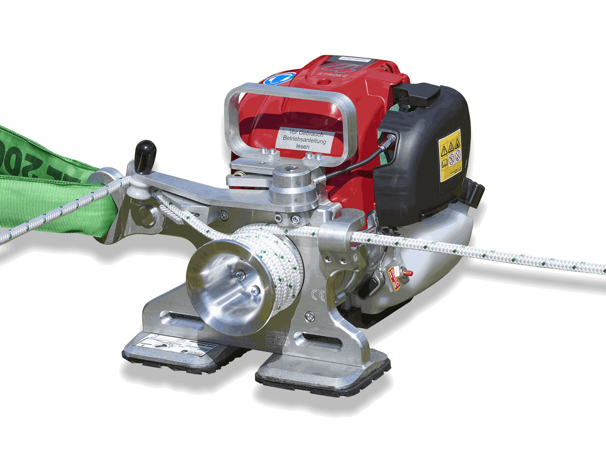 Bærbar bensindrevet vinsj 500 kg - en lettvekter - BRETTEVILLE TALJER ...